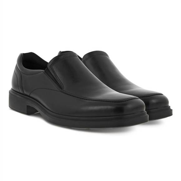 Ecco | Shoes | New Ecco Mens Helsinki 2 Apron Toe Slipon In Black ...